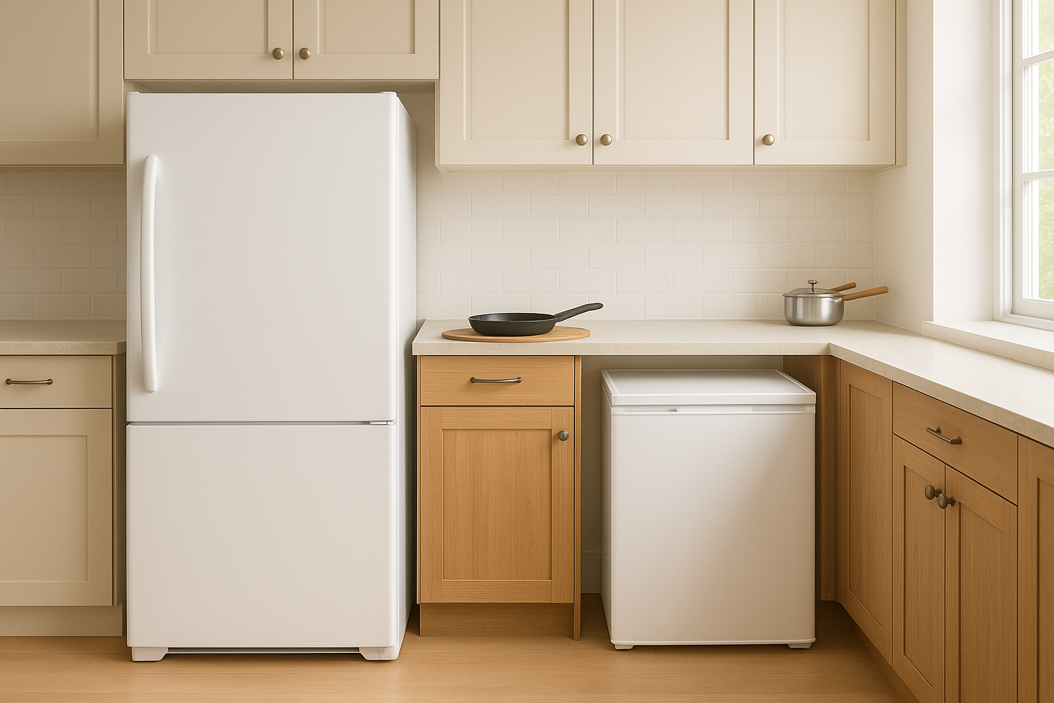 Auto Defrost Freezer Vs. Small Deep Freezer | Fridge.com